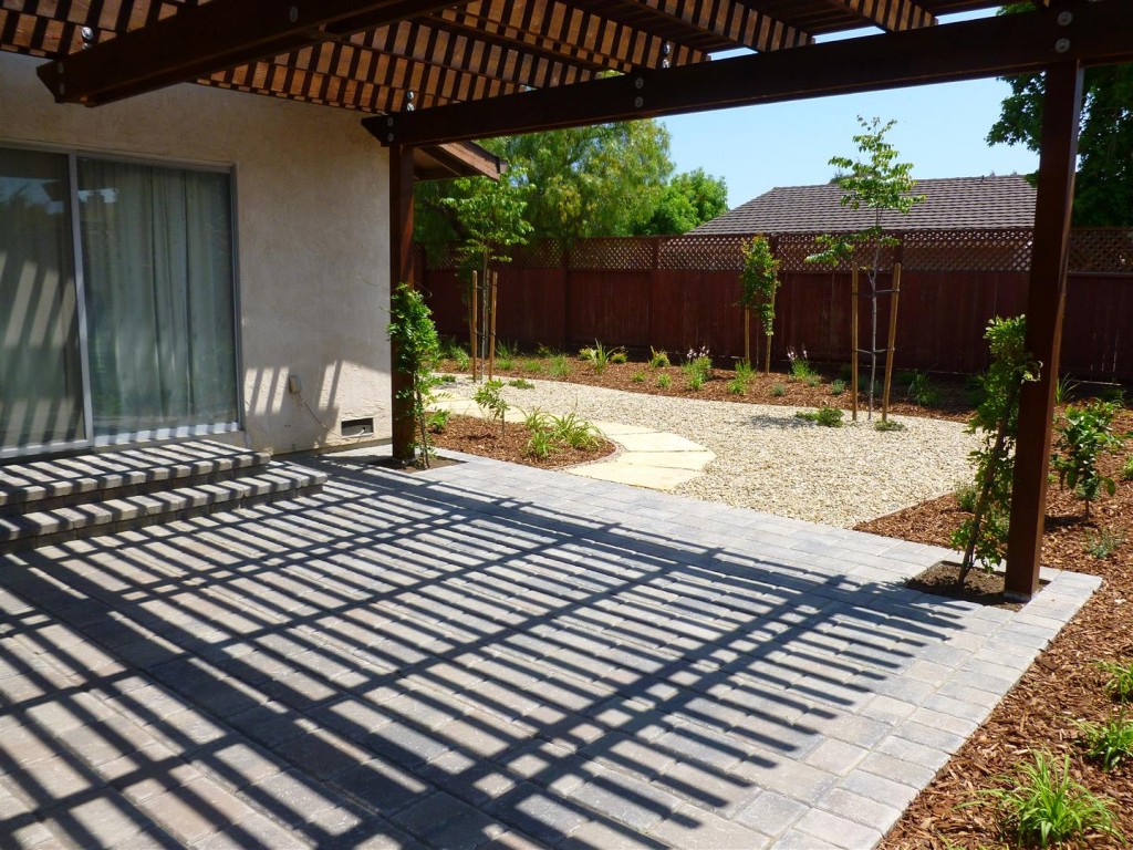 Paver Patio with Shade Arbor | Turned Earth