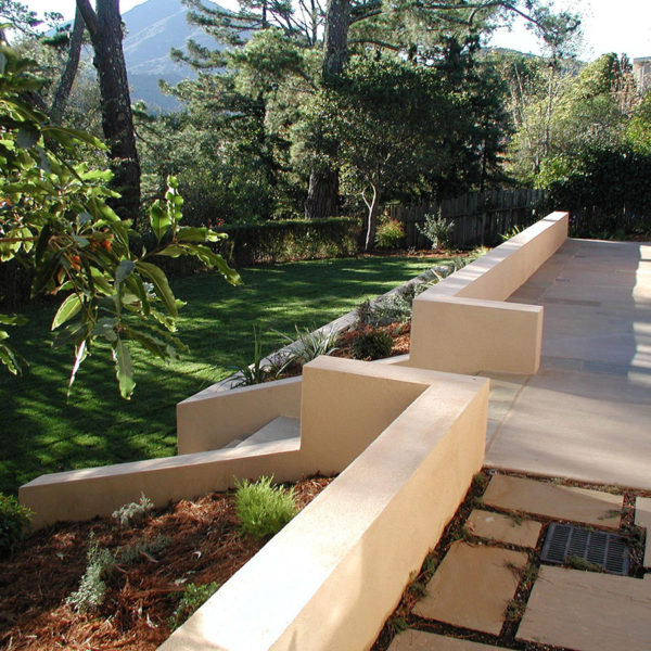 Stucco & Block – O’Connell Landscape